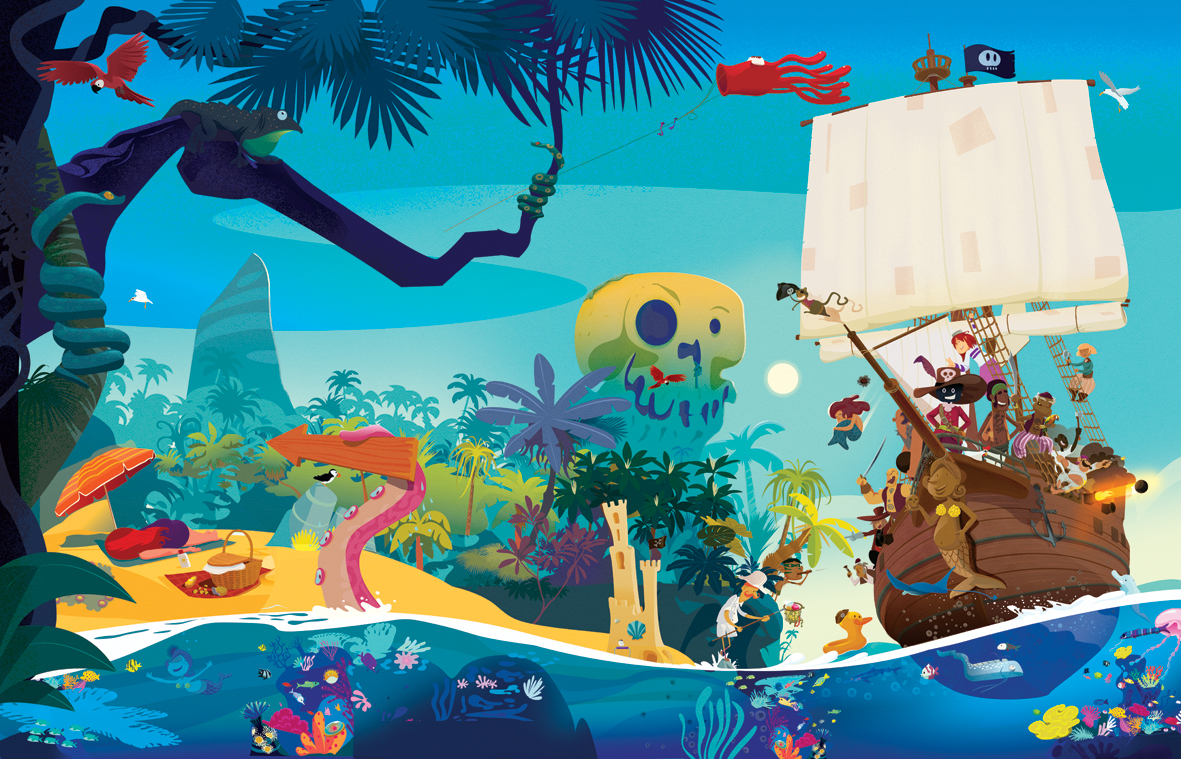 Atelier-Cartone Périlleuses aventures chez les pirates - Atelier-Cartone